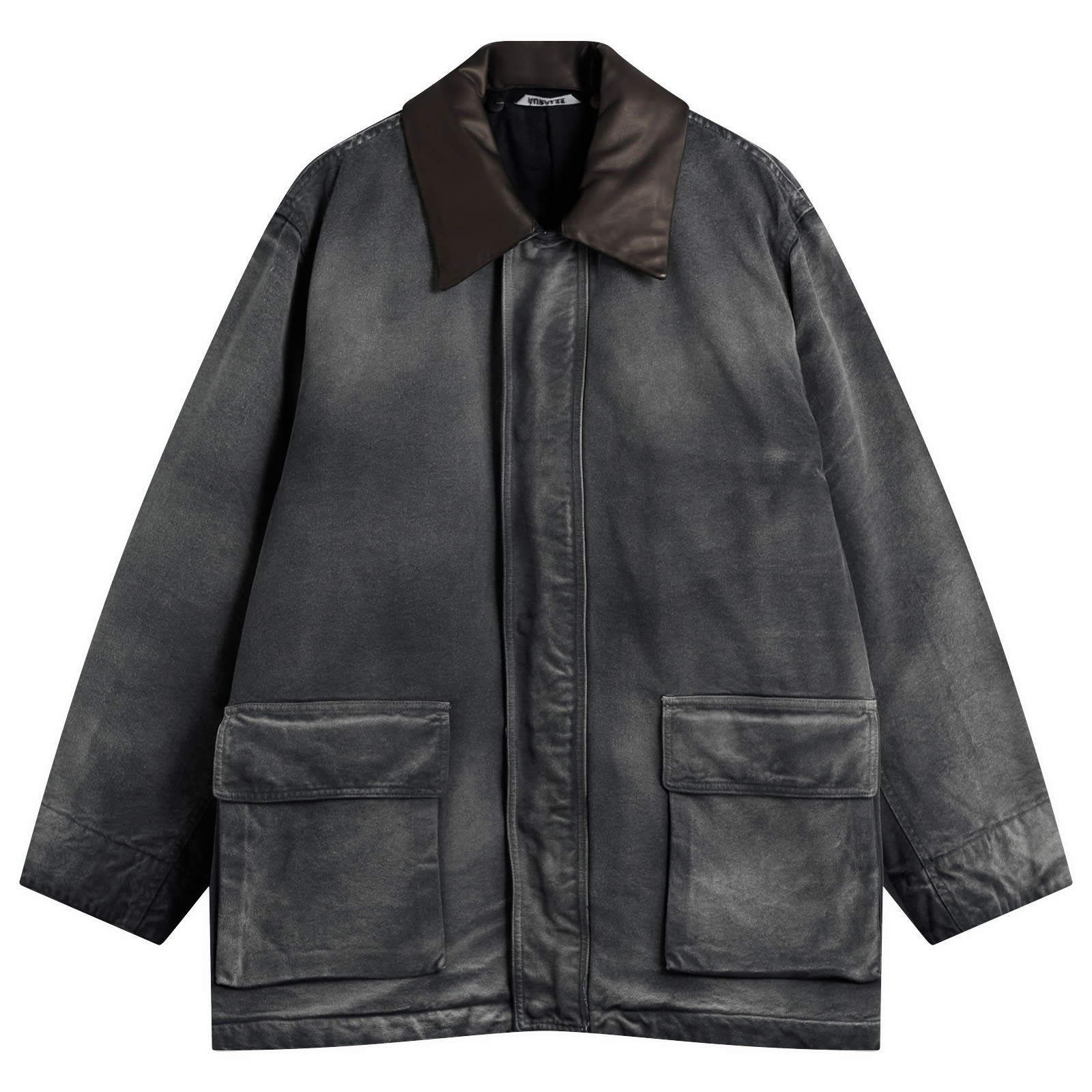 Auralee Duck Jacket - Faded Black | Editorialist